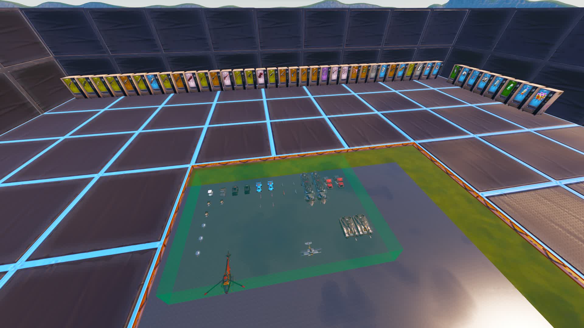 open world all weapons and vehicles [ puffo ] – Fortnite Creative Map Code