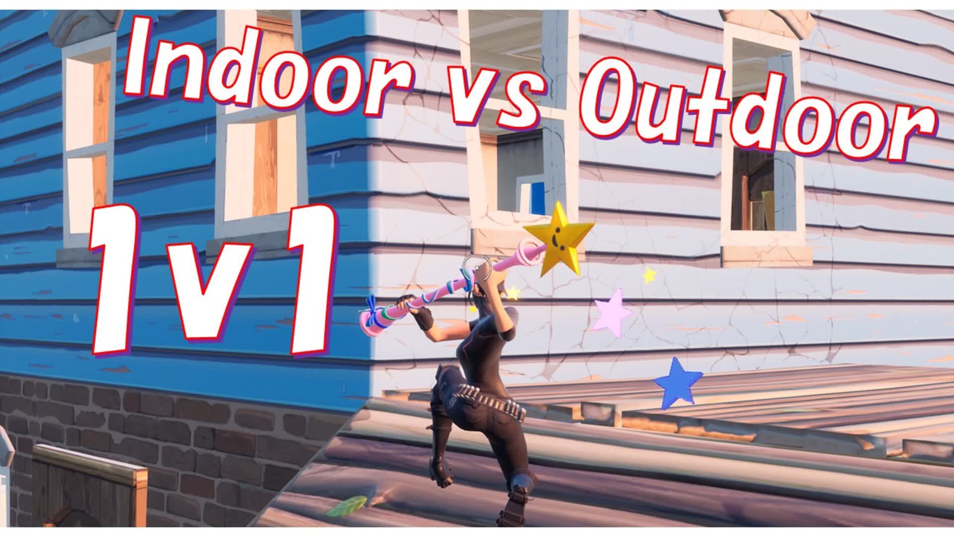 【1v1】室内外バトル C4S4 UPDATE [ k_tend ] – Fortnite Creative Map Code