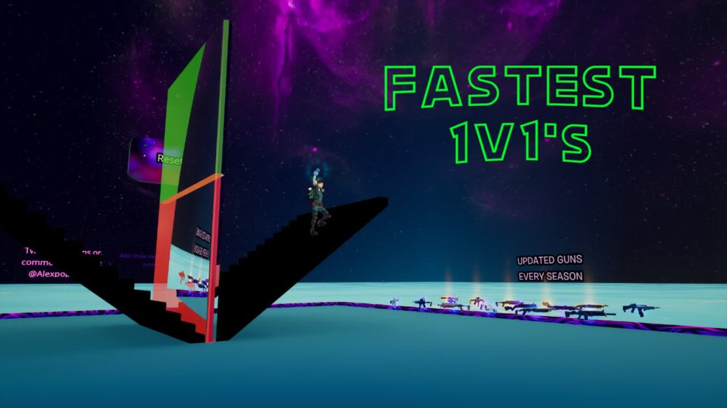 SPEED 1v1 ZERO DELAY [ alexpopblock ] – Fortnite Creative Map Code