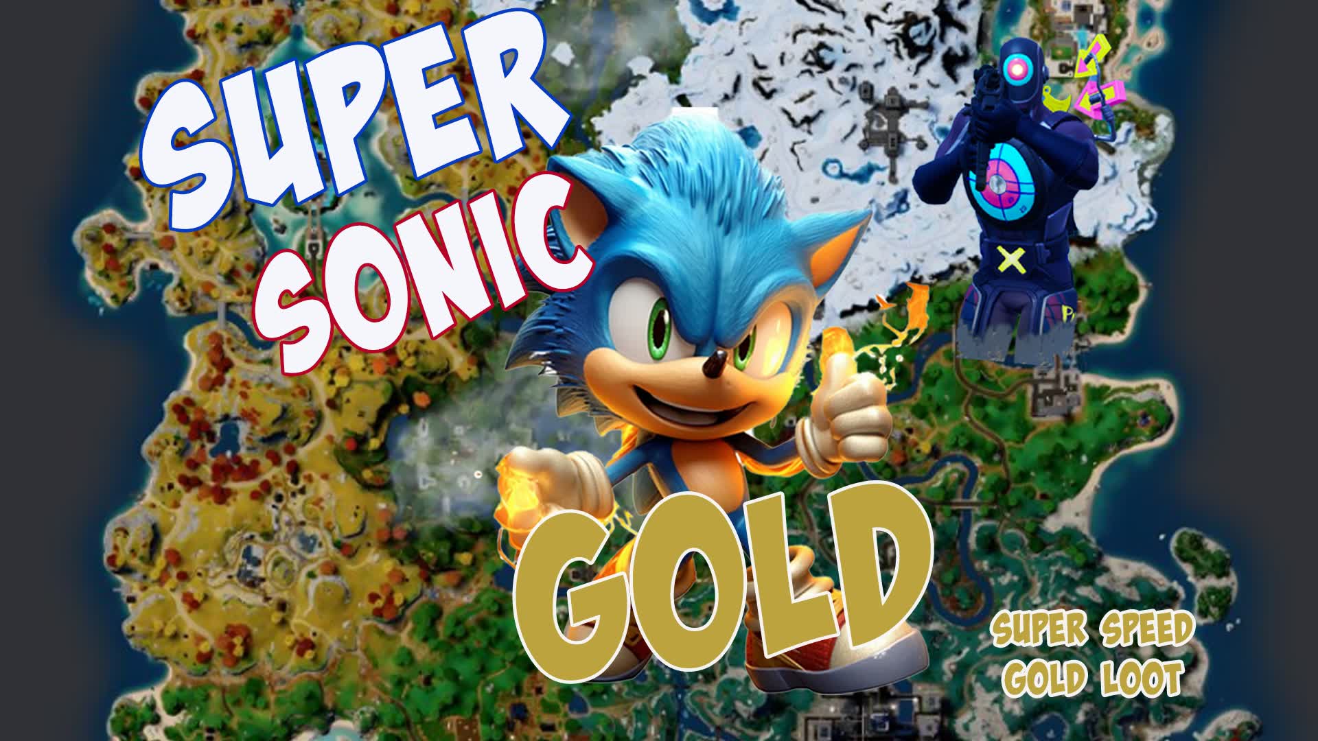 Super Sonic Speed w/ BOTS [ clappazon ] – Fortnite Creative Map Code