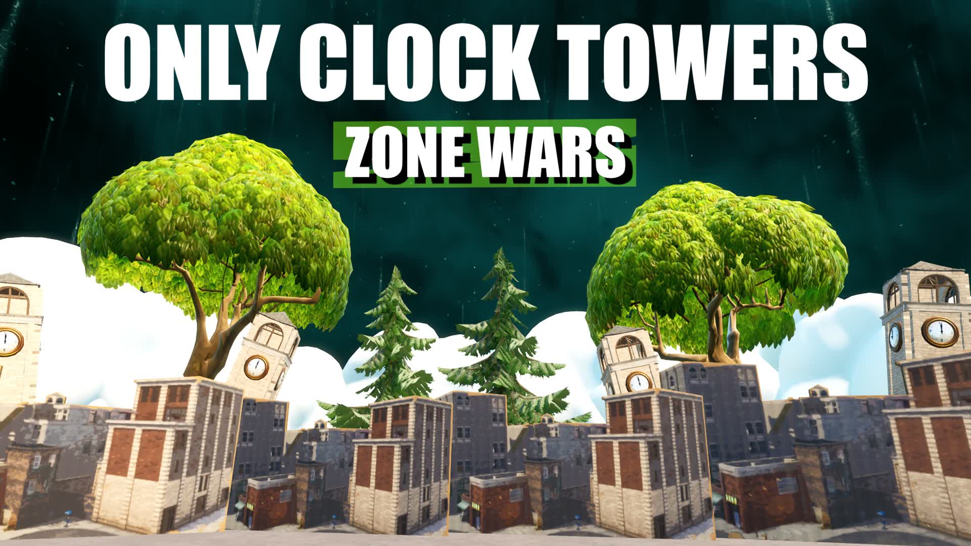 CLOCK TOWER ZONE WARS⭐ [ arcaderoom ] – Fortnite Creative Map Code