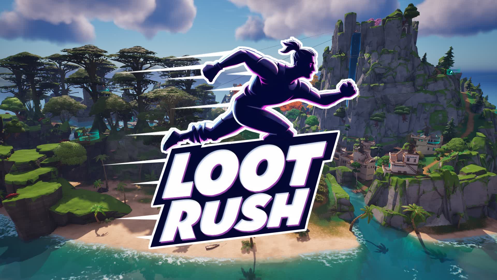 Loot Rush - Zero Build FFA [ lazraelakari ] – Fortnite Creative Map Code