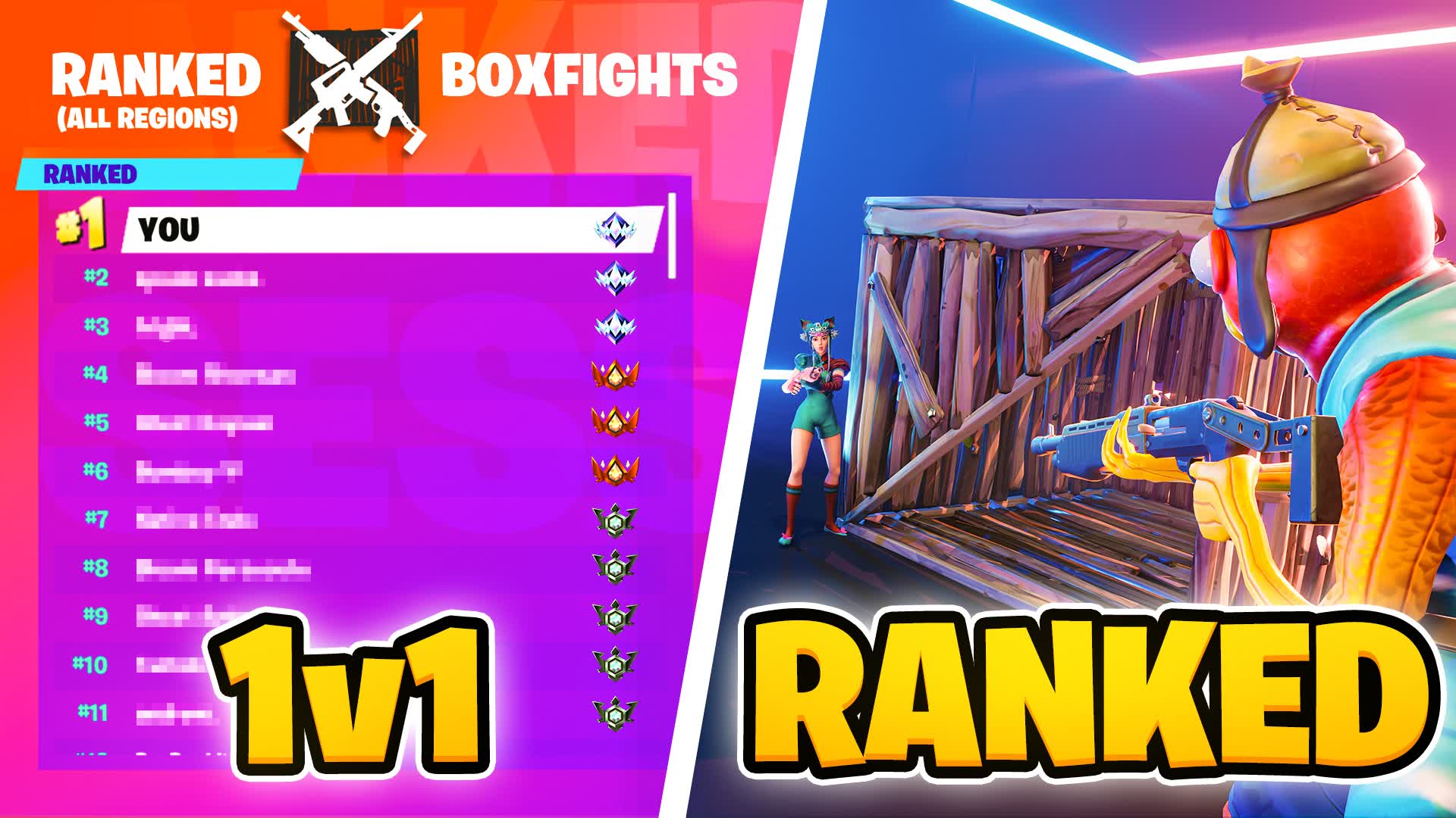 🏆 RANKED 1v1 BOX FIGHTS 📦 [ zyfa ] – Fortnite Creative Map Code