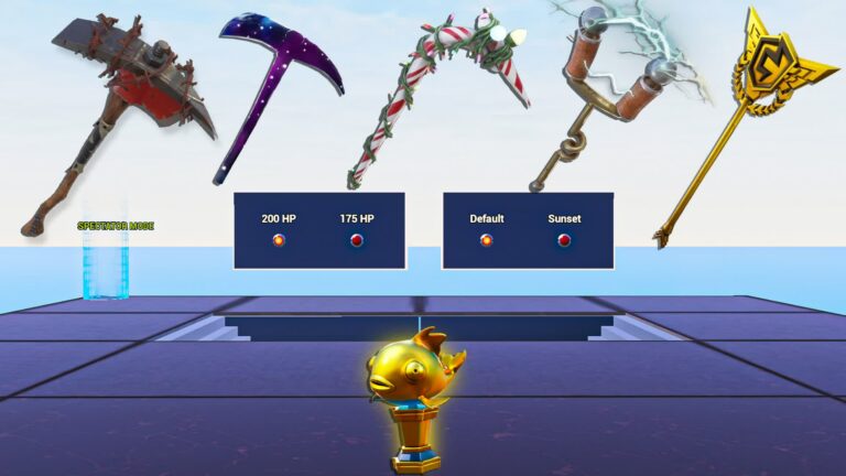 🆕ALL PICKAXES AND ITEMS 1V1🔫 [ snlv ] – Fortnite Creative Map Code