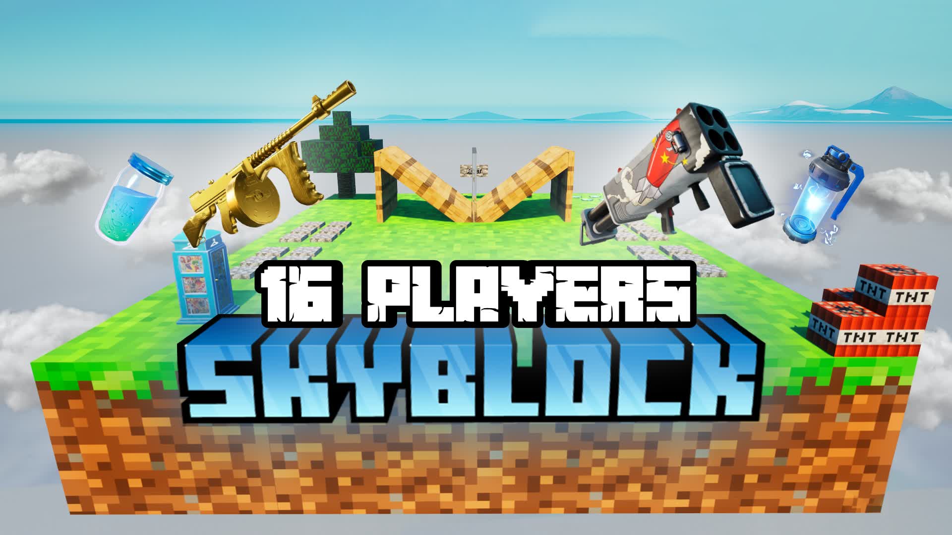 SKYBLOCK FFA 🆕 [ tichuu ] – Fortnite Creative Map Code