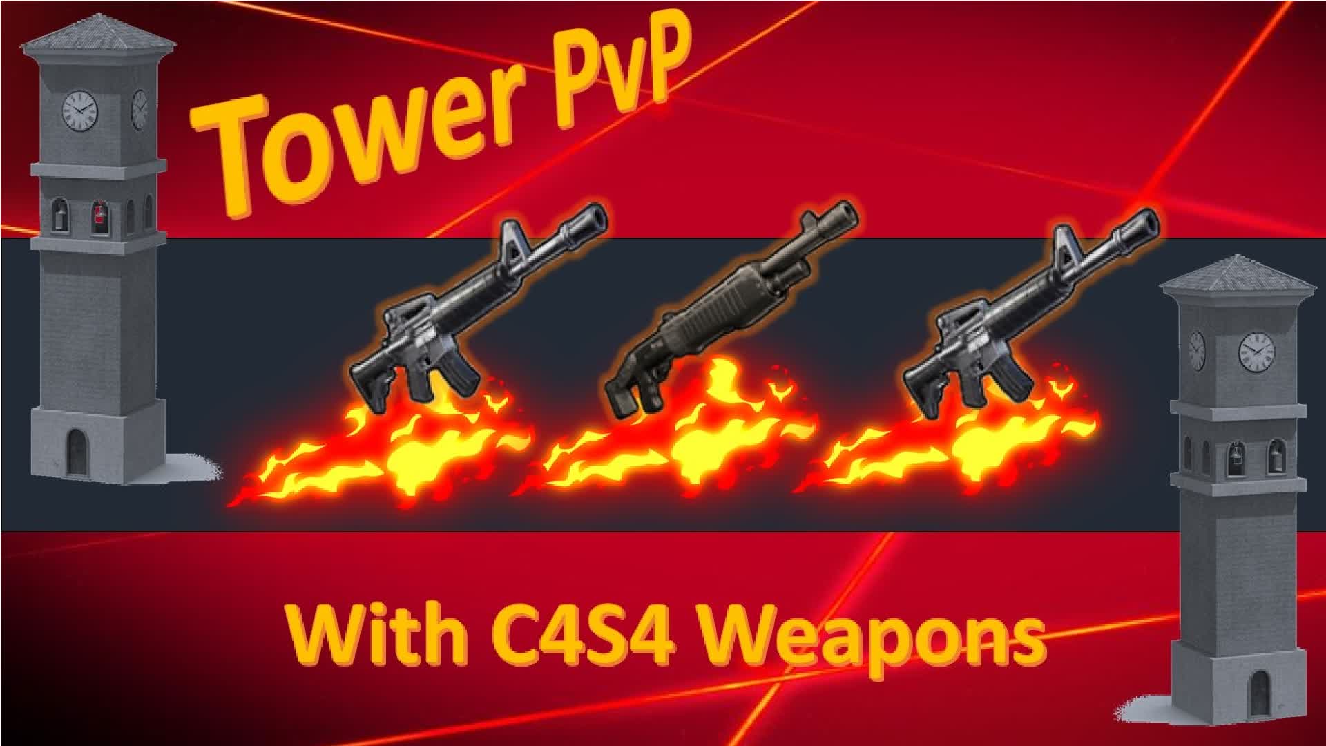 Tower PvP - ALL NEW Weapons [ legendaryteam ] – Fortnite Creative Map Code