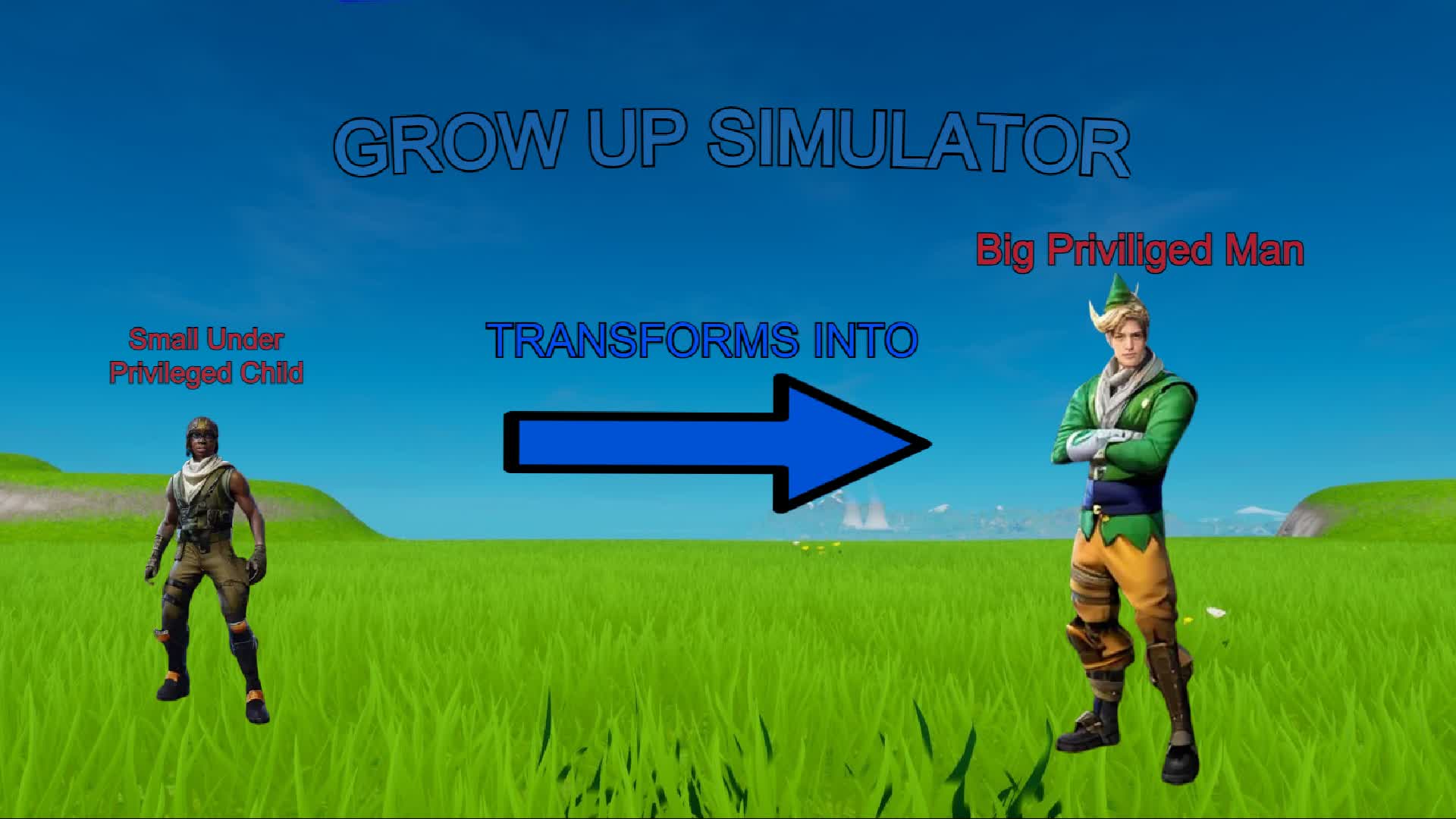 Grow Up Simulator [ sparkl ] – Fortnite Creative Map Code
