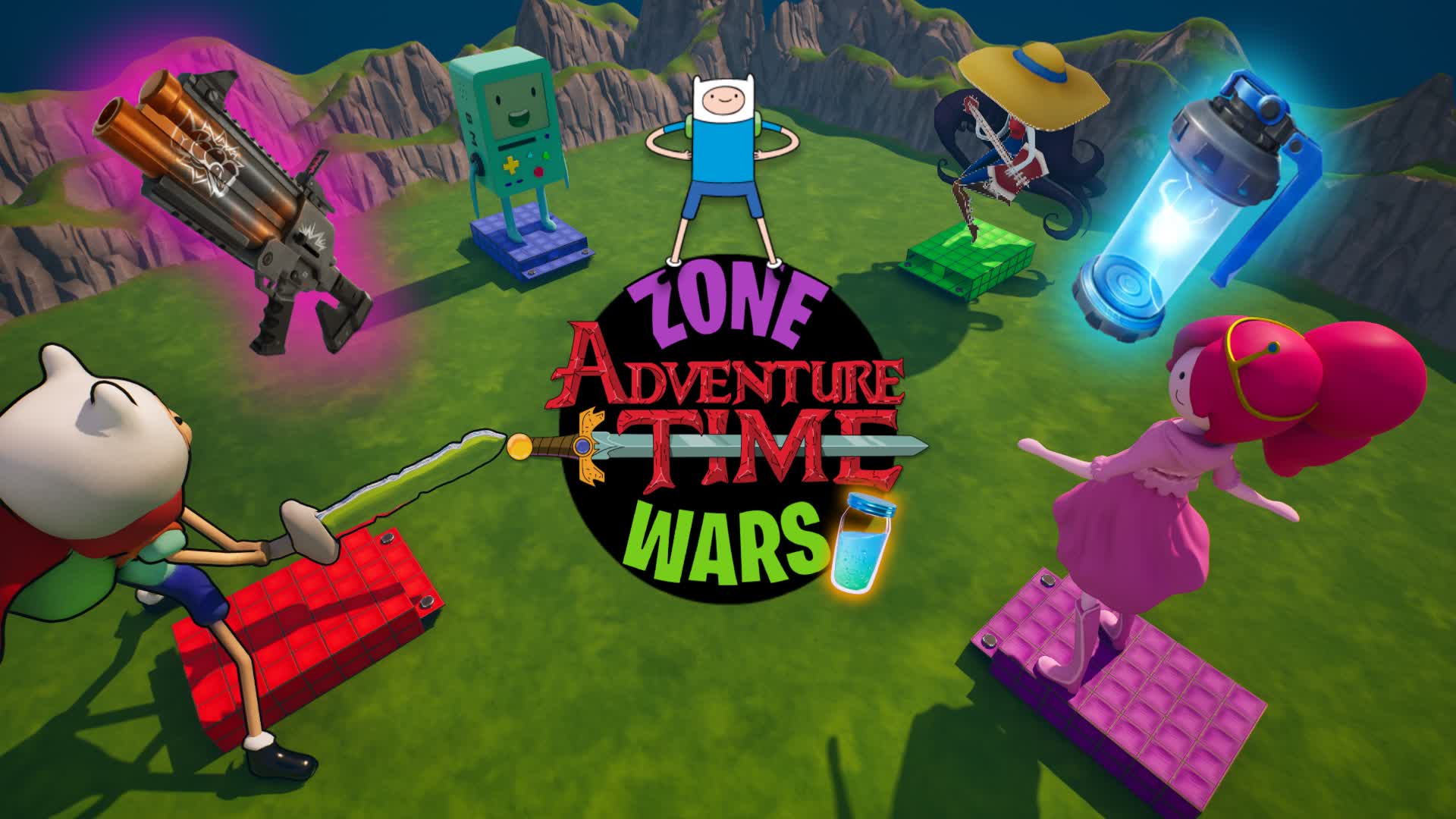 ADVENTURE TIME ZONE WARS! [ bartito ] – Fortnite Creative Map Code