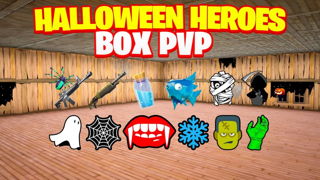 🎃🦸 HALLOWEEN HEROES BOX PVP 📦 [ zachology ] – Fortnite Creative Map Code