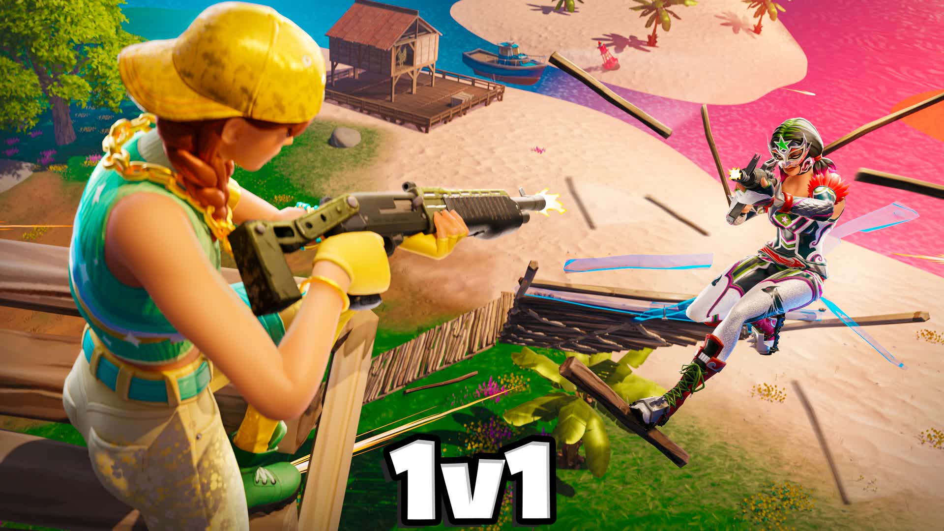 [1V1] REALISTIC - NO DELAY [ teekzie ] – Fortnite Creative Map Code