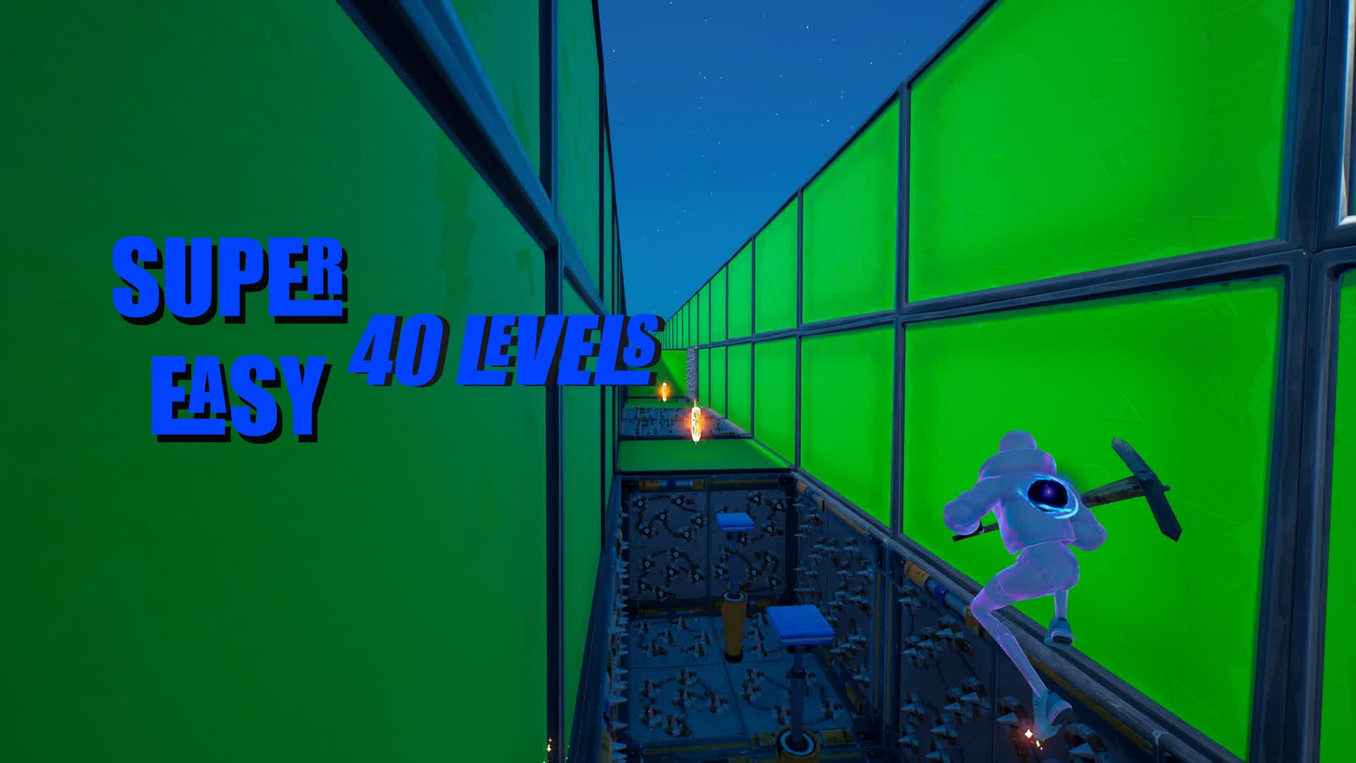 40 Easy Levels Death Run [ hugomra ] – Fortnite Creative Map Code
