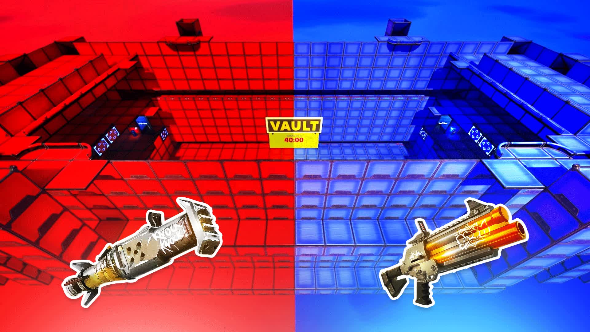 🆕 MINI RED VS BLUE 🔴🔵 [ tctekk ] – Fortnite Creative Map Code