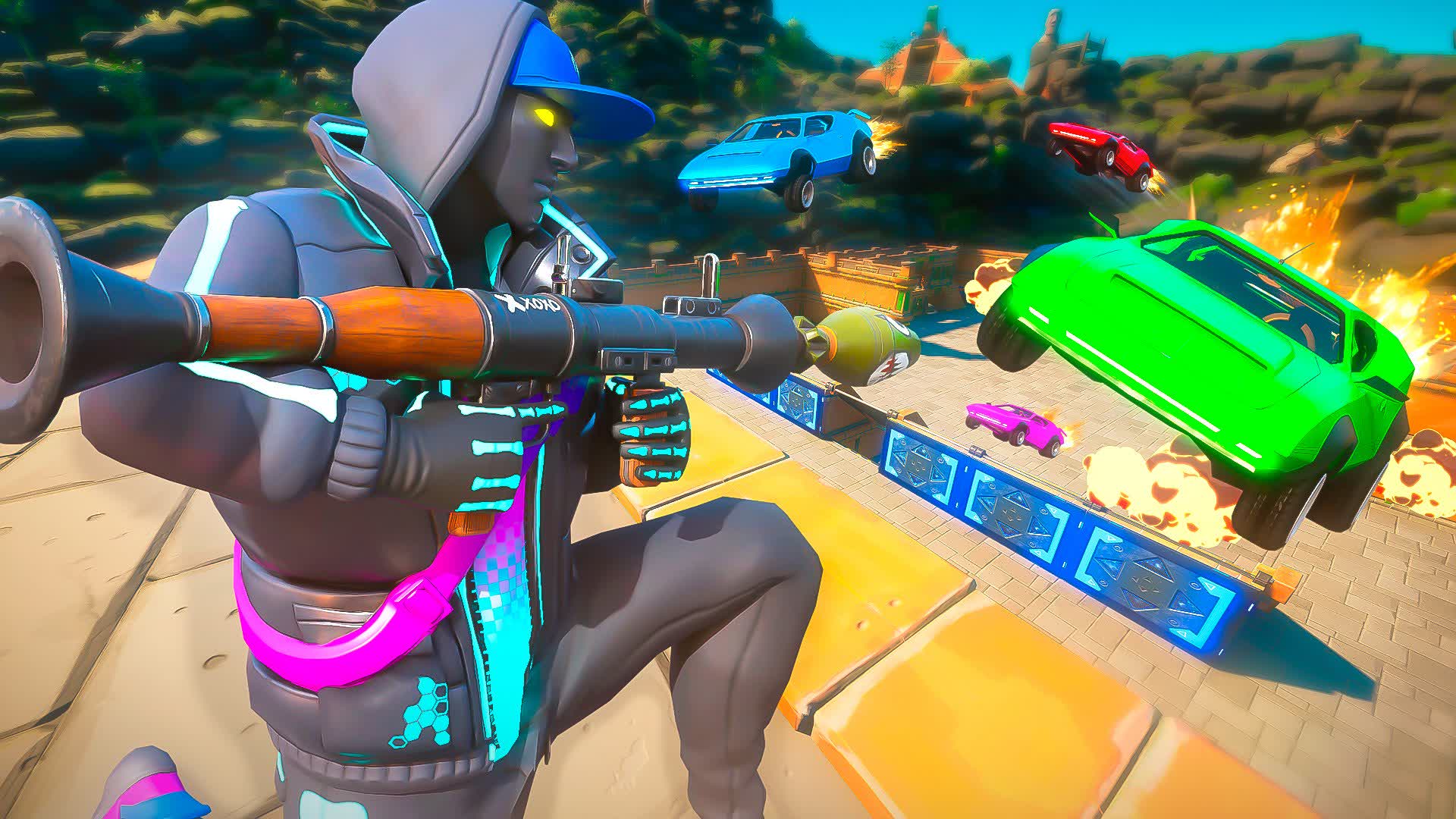 🚗Drivers VS Rockets🚀 [ dudiing ] – Fortnite Creative Map Code