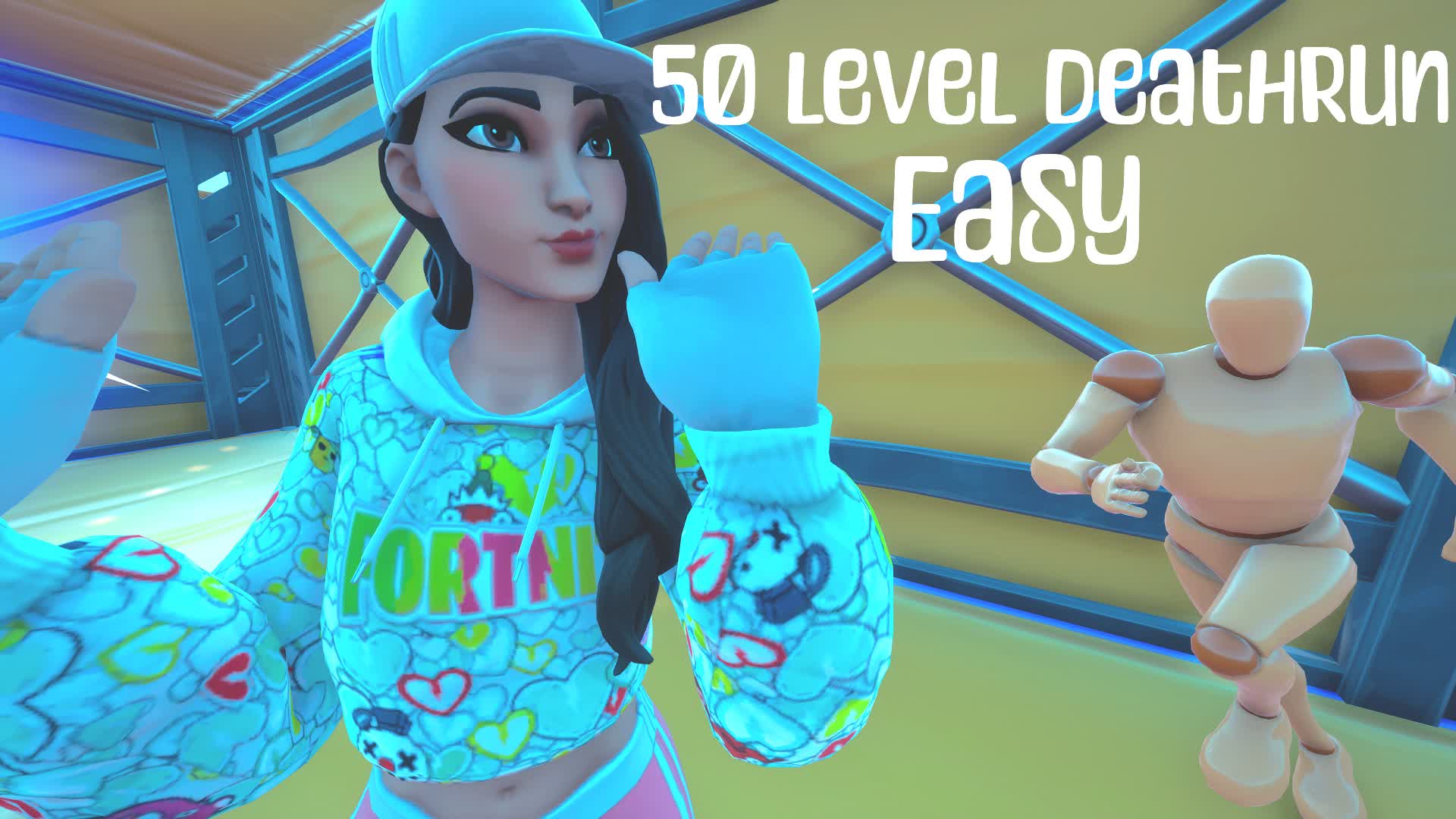 Easy 50-Level Deathrun! 🏃‍♀️ [ sweetmaiden ] – Fortnite Creative Map Code