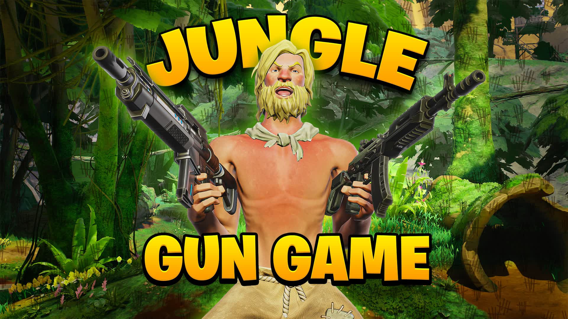 🌴 JUNGLE GUN GAME 💥 [ wander ] – Fortnite Creative Map Code
