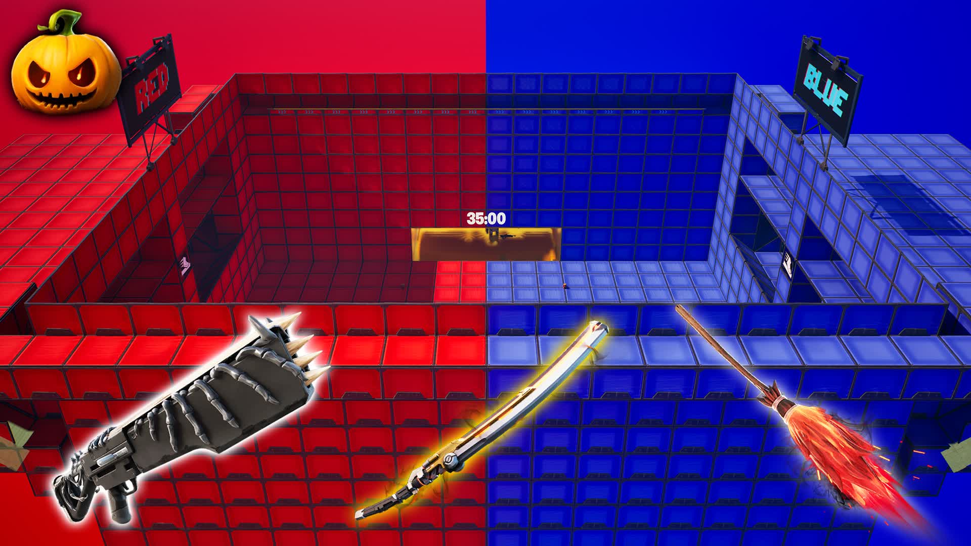 CRAZYY RED VS BLUE 🆕 [ pandvll ] – Fortnite Creative Map Code