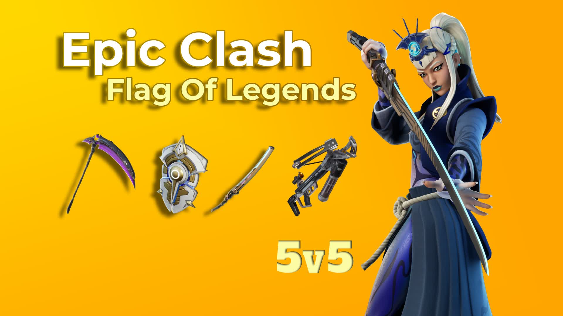 Epic Clash: Flag Of Legends [ redhero ] – Fortnite Creative Map Code