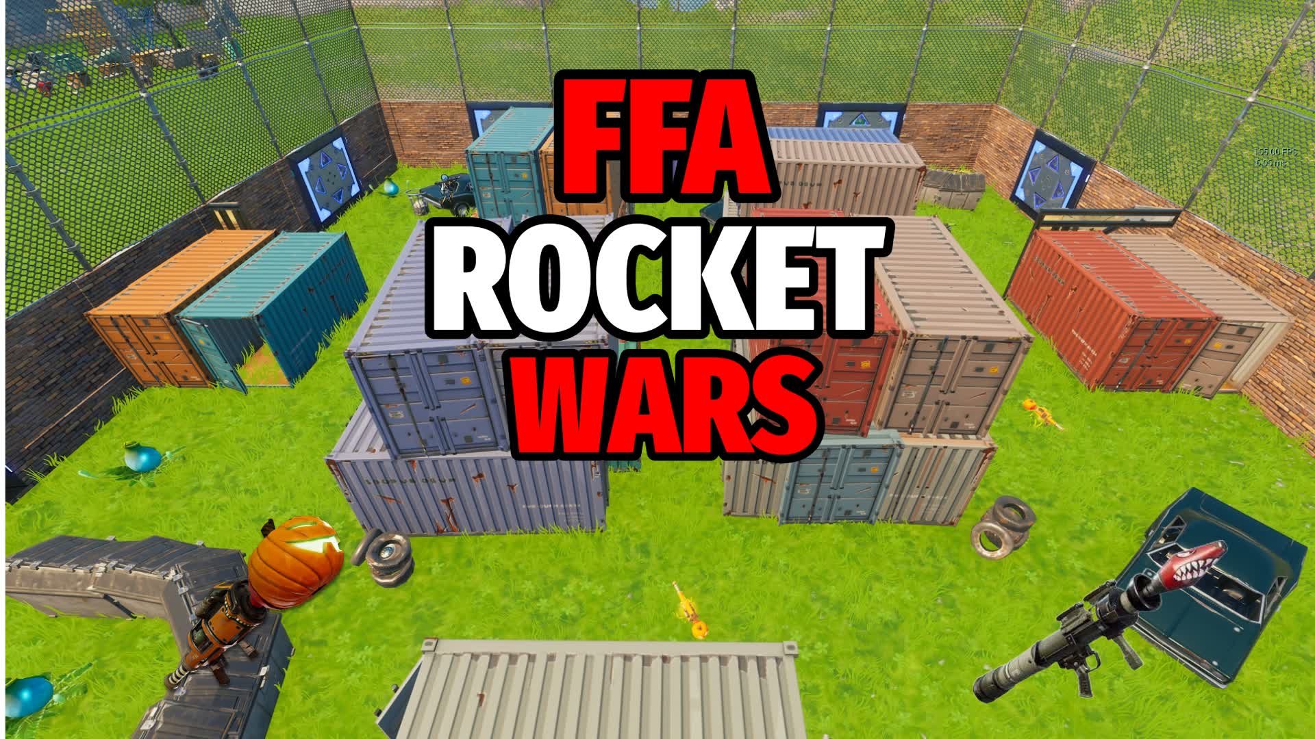 💯FFA - ROCKET WARS🎯 [ antzog ] – Fortnite Creative Map Code