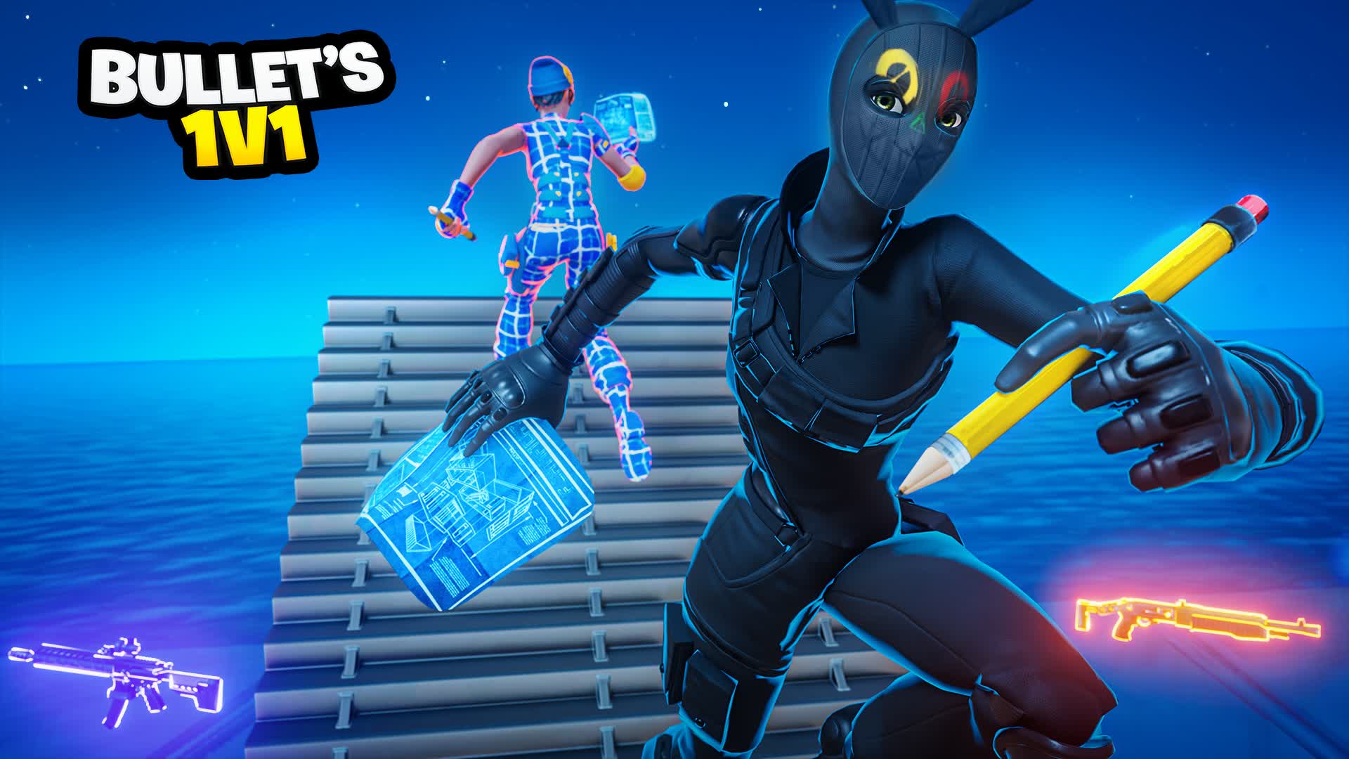 💀Bullet's 0 DELAY 1V1📝 [ bullet ] – Fortnite Creative Map Code