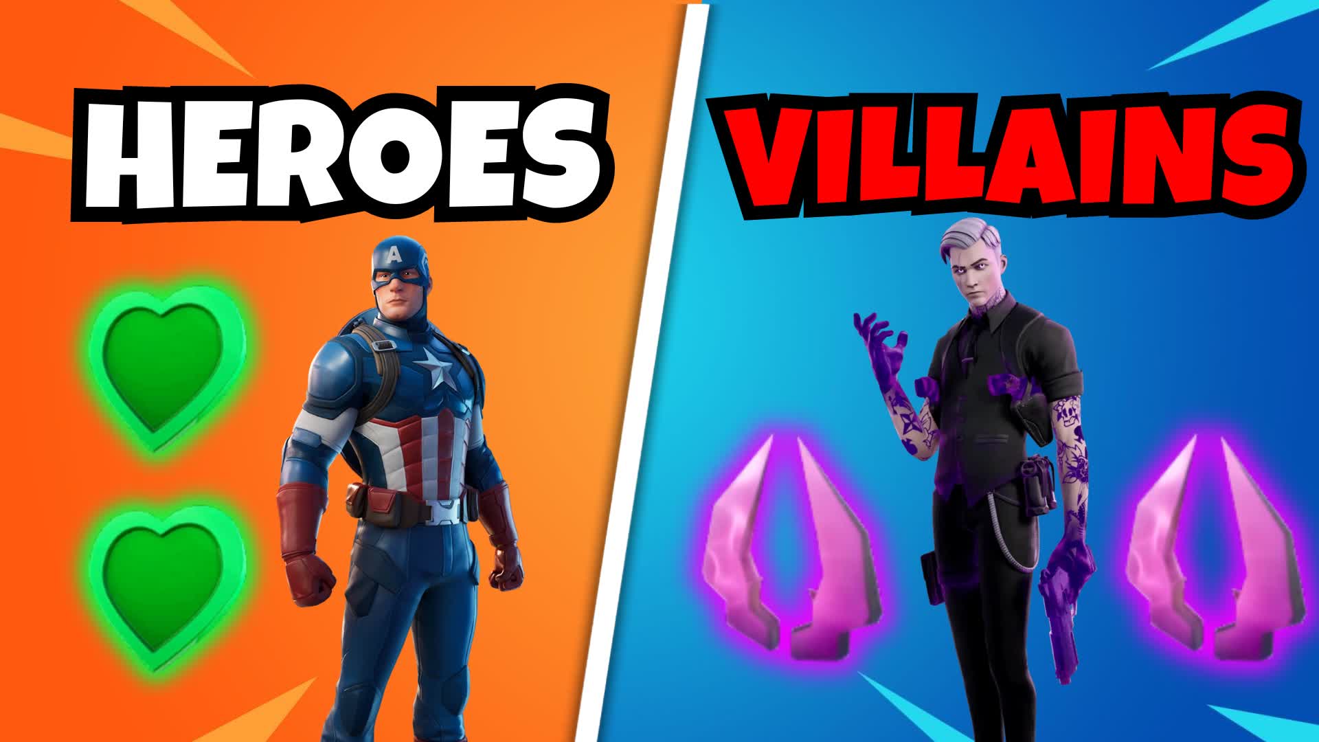 🦸HEROES VS VILLAINS BATTLE ROYALE🦸 [ belizefn ] – Fortnite Creative Map ...