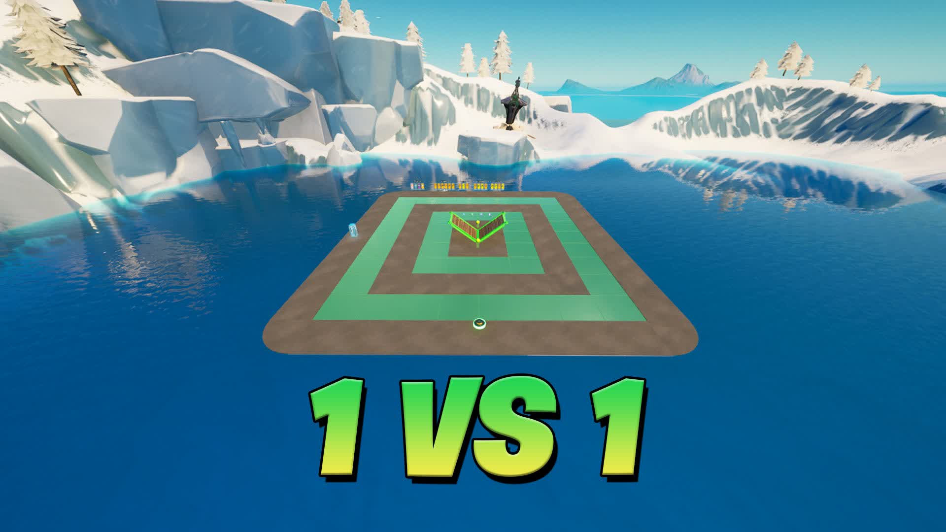 1 VS 1 CRISTAL VERDE [ fer91 ] – Fortnite Creative Map Code