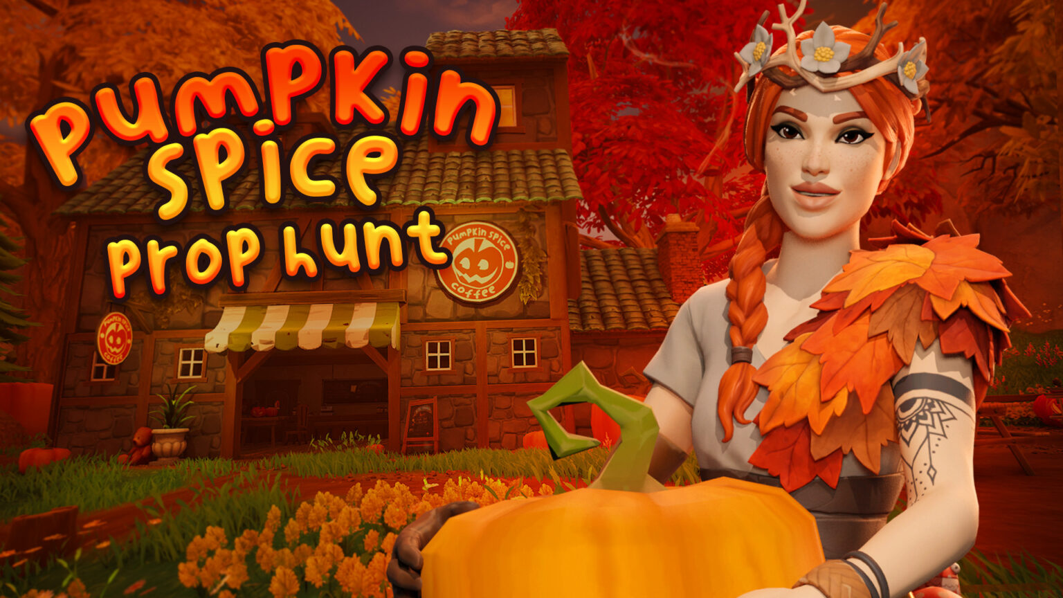 🎃 Pumpkin Spice Prop Hunt 🎃 [ hail ] – Fortnite Creative Map Code