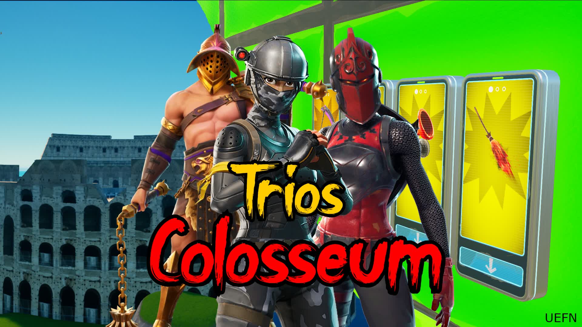 Trios Zone wars Colosseum All Guns [ joff ] – Fortnite Creative Map Code