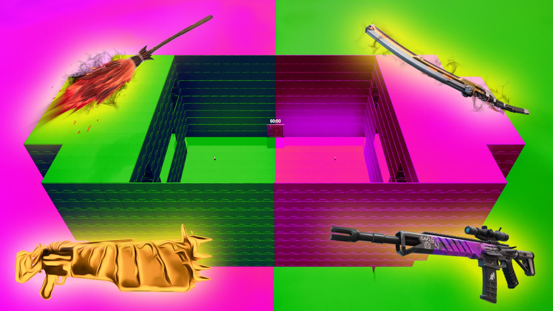 ULTIMATE GUN GAME [ M_T2 ] – Fortnite Creative Map Code