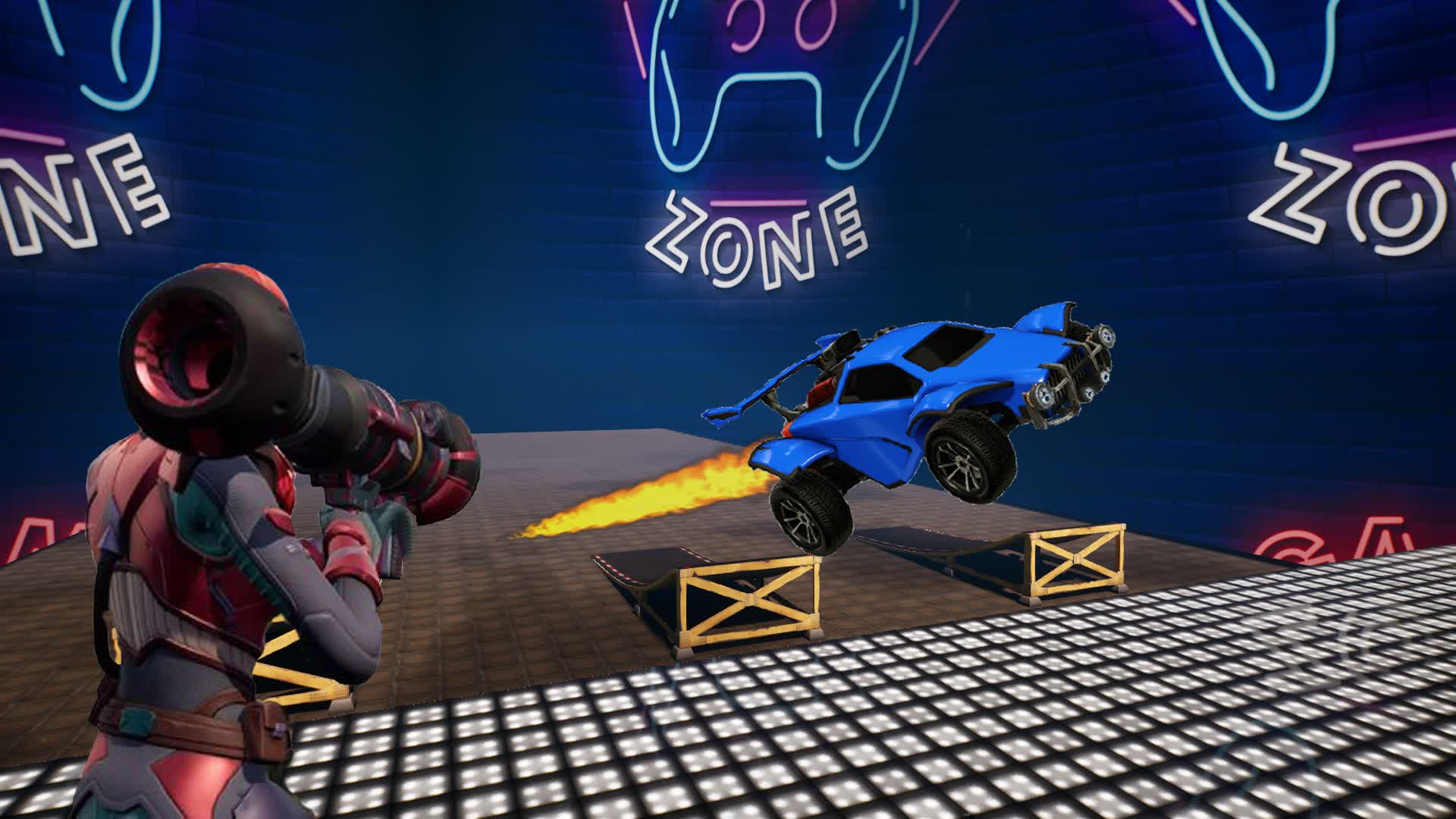 ROCKETS VS CARS [ universal-code ] – Fortnite Creative Map Code