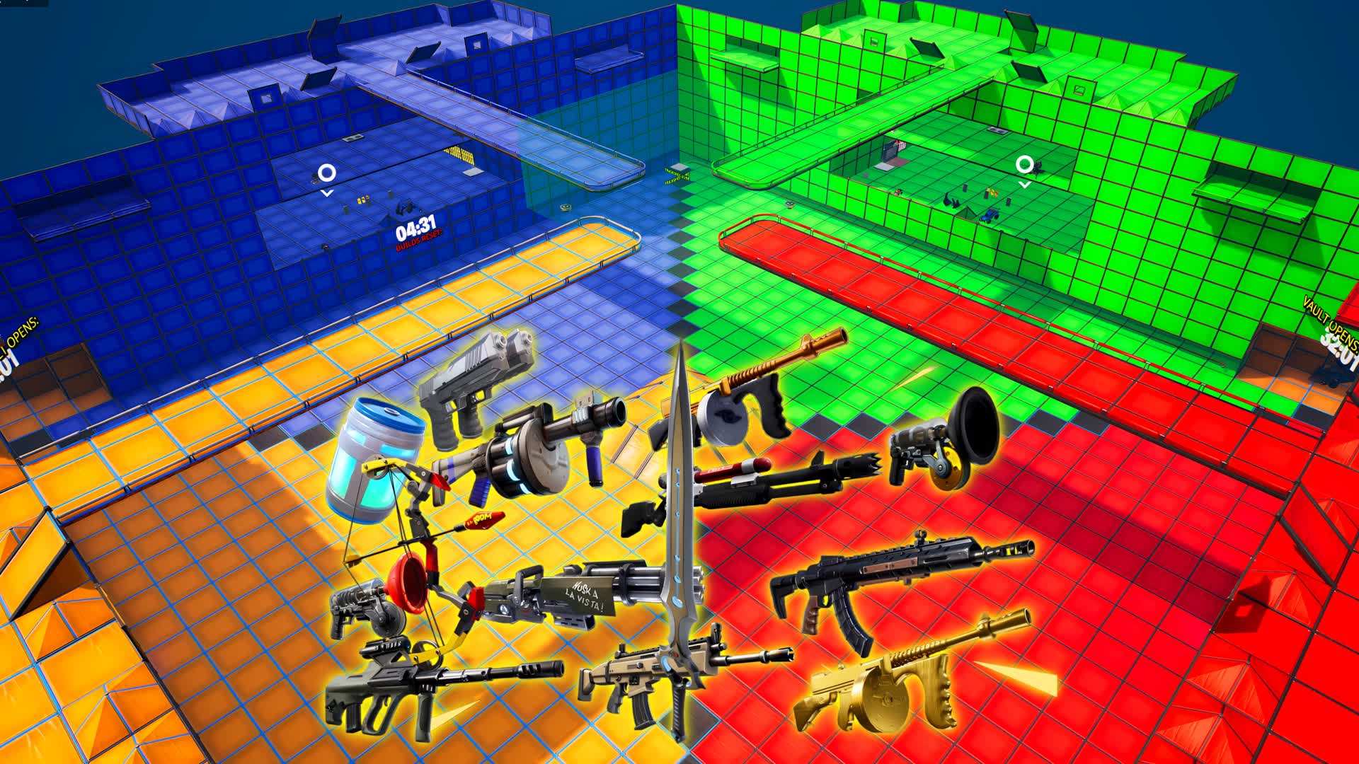 Maps created by fnworld at Fortnite Creative HQ