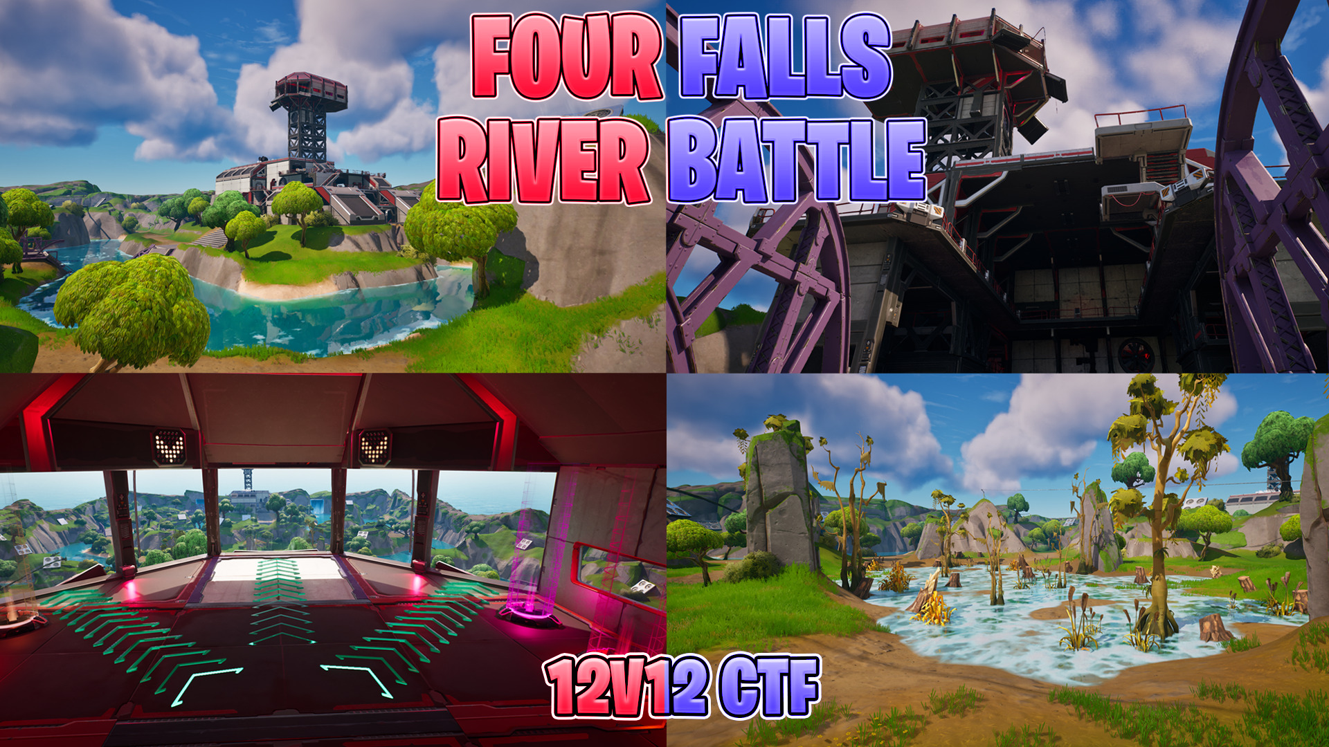 OBA - Four Falls River Battle 12v12 CTF [ oddbutawesome ] – Fortnite ...