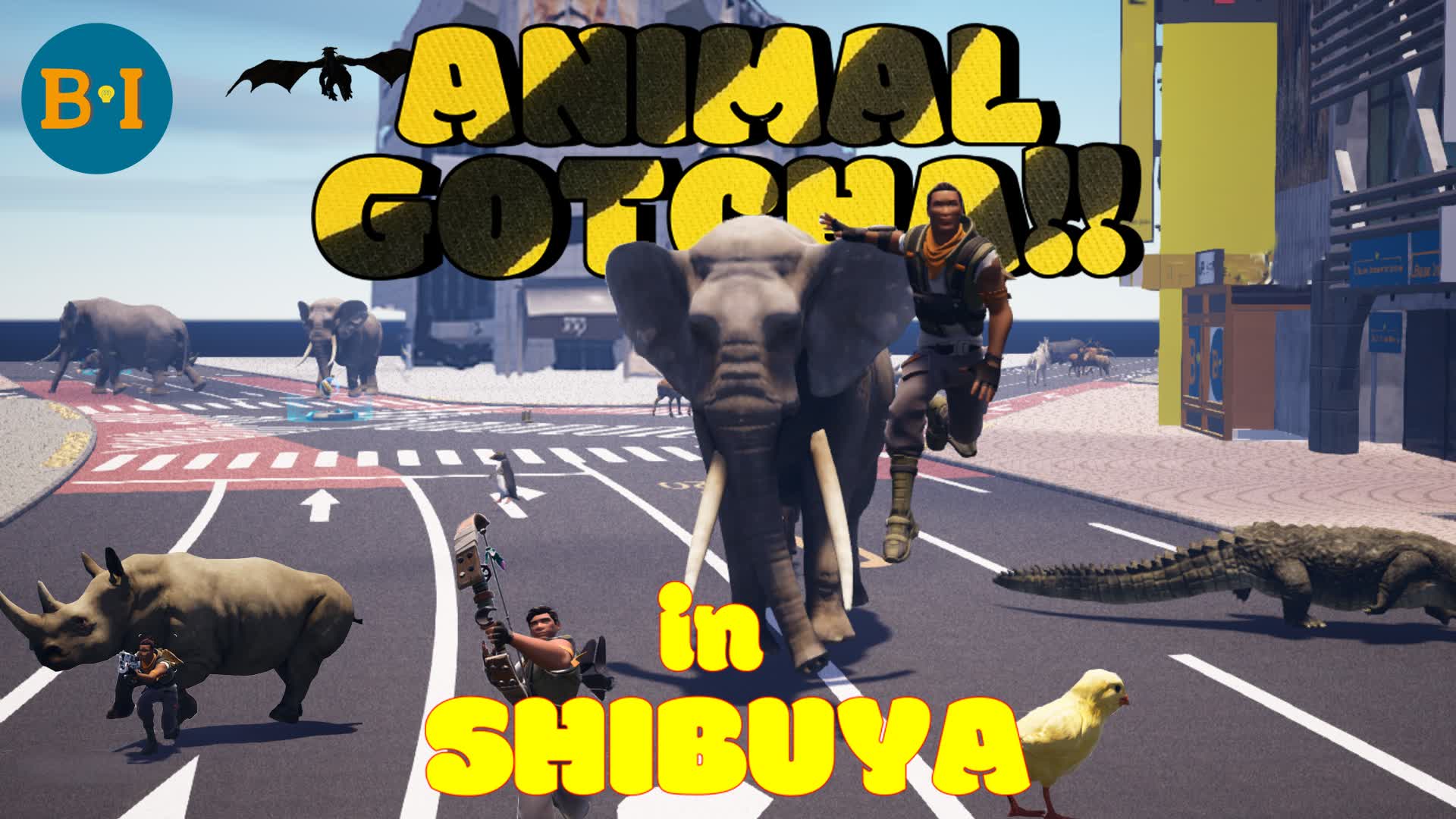 Animal Gotcha!! in SHIBUYA [ b.i.games ] – Fortnite Creative Map Code
