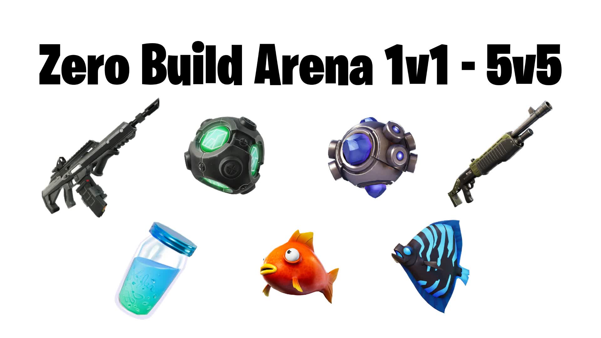 Zero Build Arena 1v1 - 5v5 [ fortnitedaddy ] – Fortnite Creative Map Code
