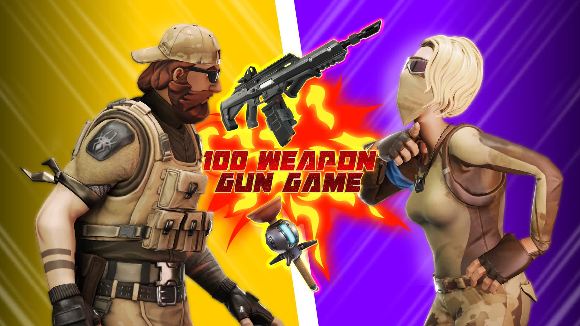 Fort Dust II Gun Game [ RICHIMPULSE ] – Fortnite Creative Map Code