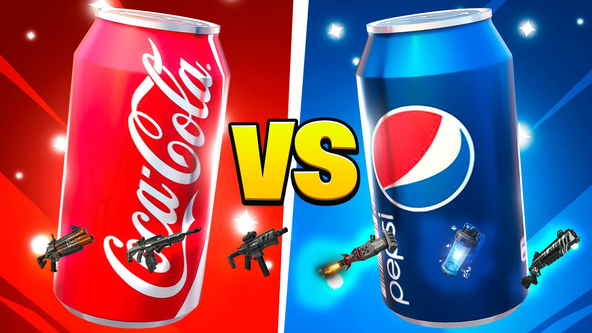 🆕COCA COLA VS PEPSI [ ftn.com ] – Fortnite Creative Map Code