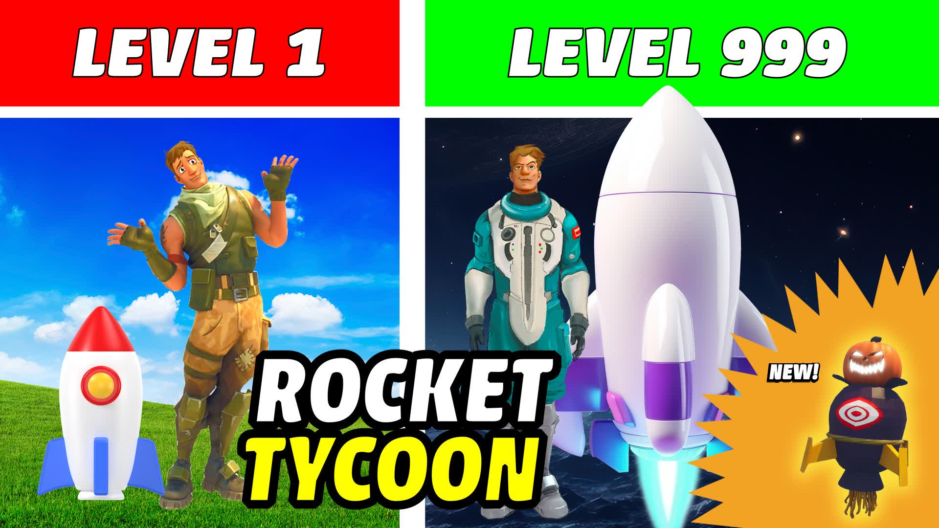 🚀Rocket Tycoon 🆕 [ neureal ] – Fortnite Creative Map Code