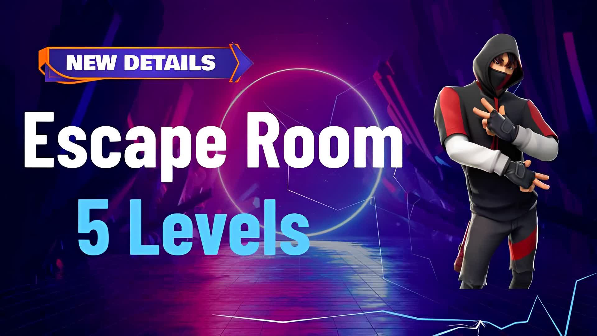 ESCAPE ROOM 5 LEVELS [ mhc_skity ] – Fortnite Creative Map Code