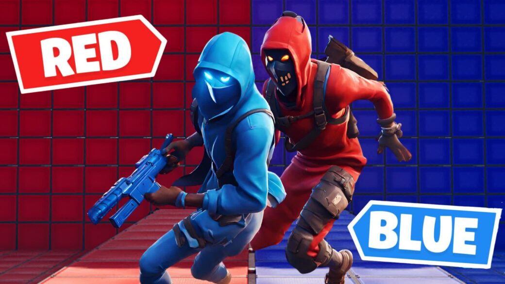 BIG RED VS BLUE MEGA FIGHTS [ lolverdose ] – Fortnite Creative Map Code