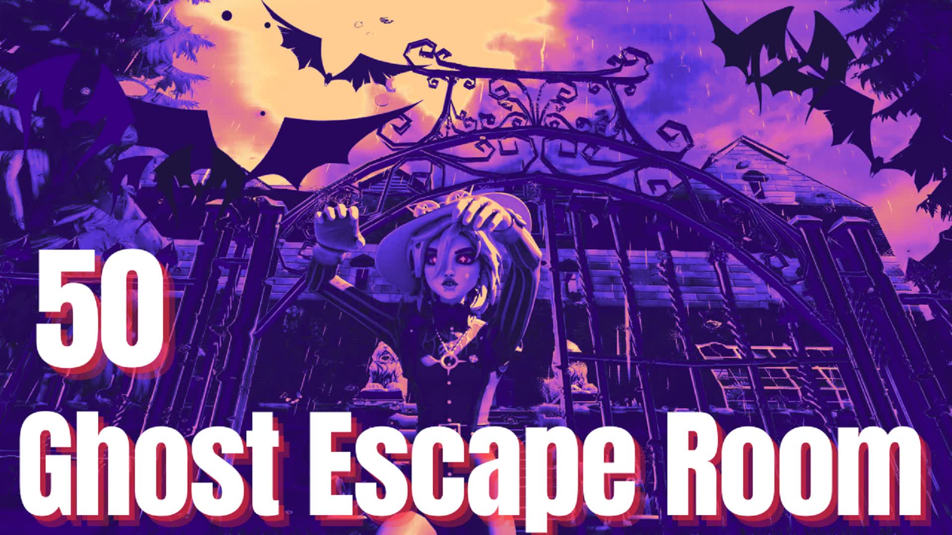 50 Ghost Escape Room [ gogorabbit ] – Fortnite Creative Map Code