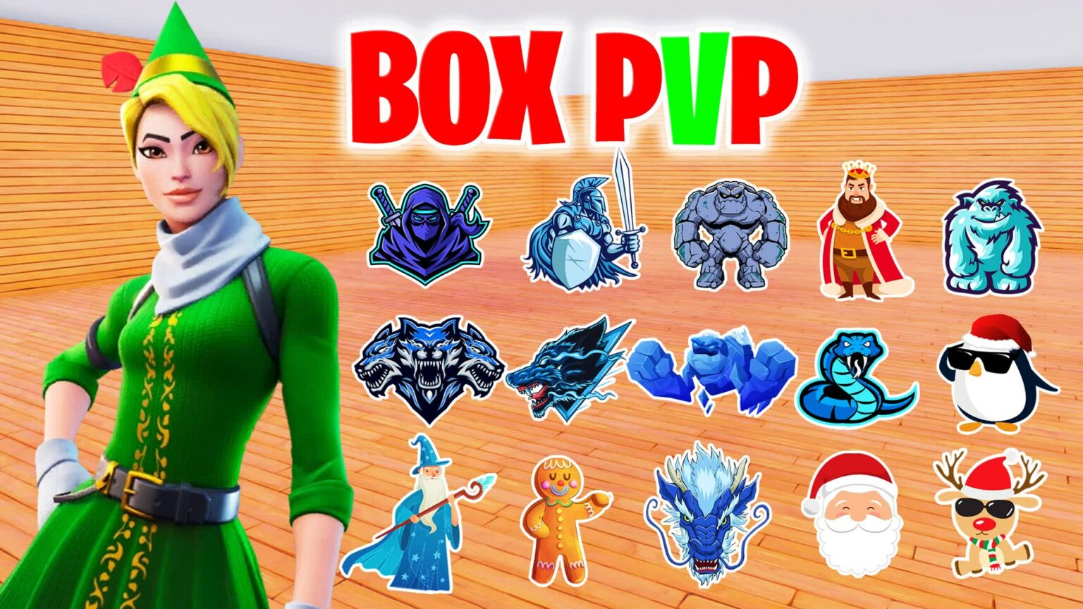 🎅BOX PVP📦HOLIDAY HEROES [ morehalobt ] – Fortnite Creative Map Code