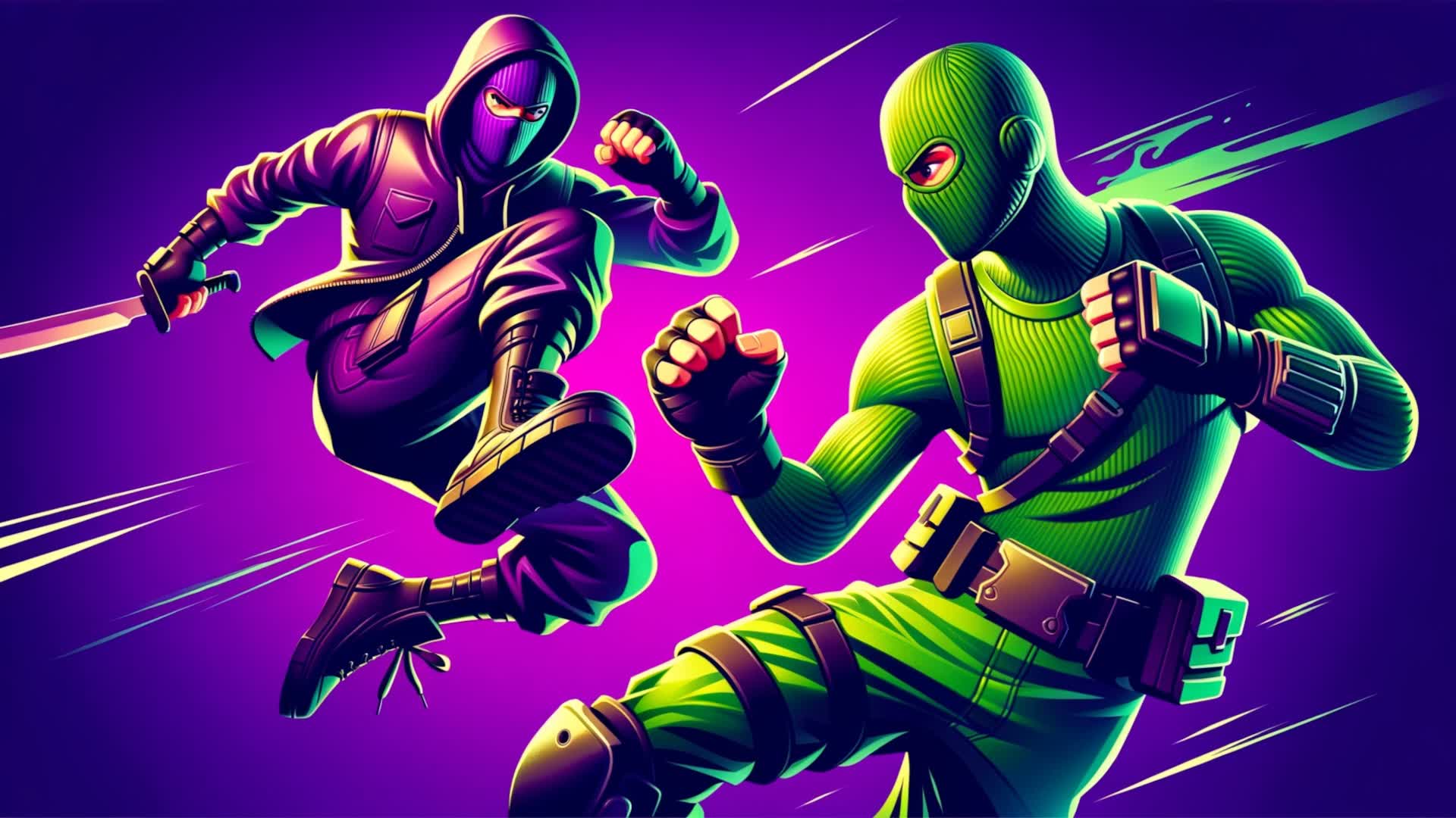 Purple Gang vs Green Gang [ slev ] – Fortnite Creative Map Code