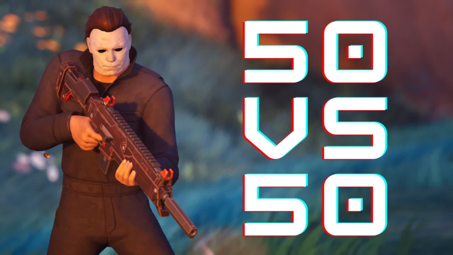 50 VS 50 [ kylesisles ] – Fortnite Creative Map Code