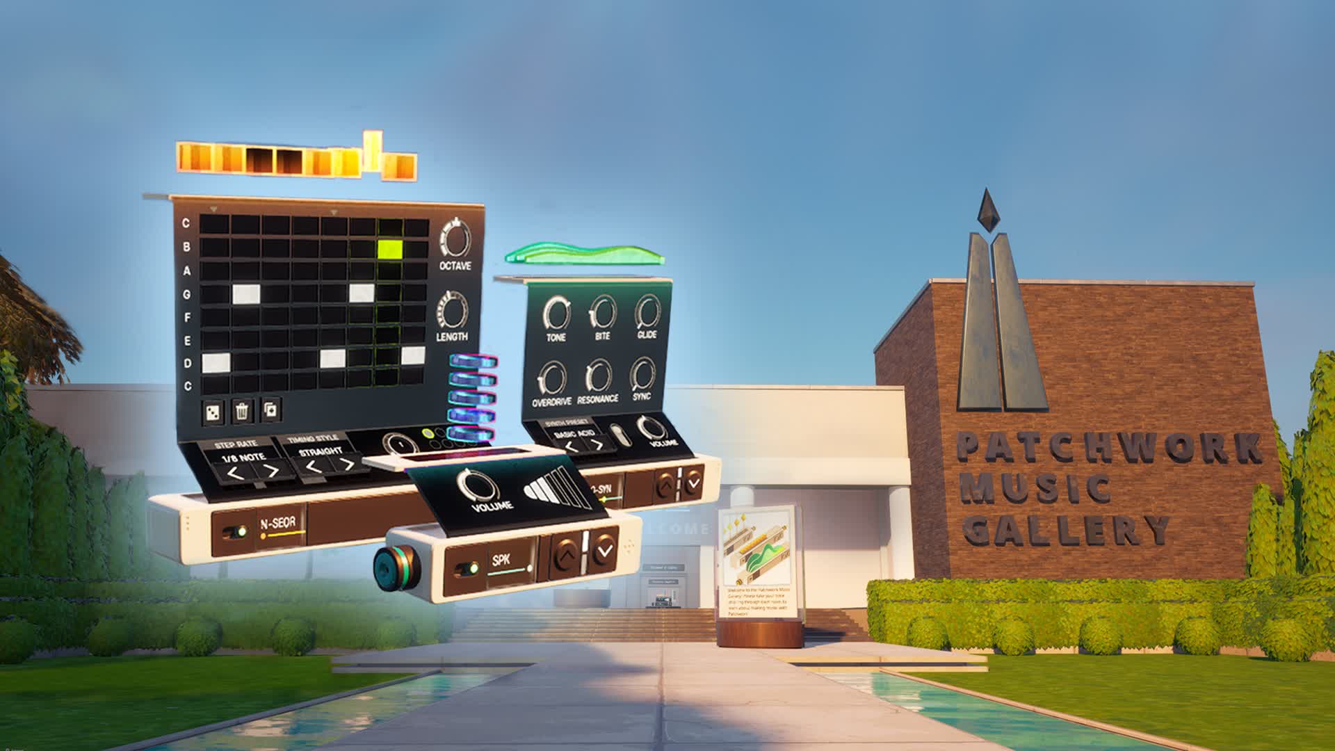 Patchwork Music Gallery [ harmonixlabs ] – Fortnite Creative Map Code