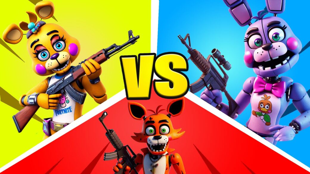 🧸 BONNIE vs CHICA vs FOXY [ gako ] – Fortnite Creative Map Code