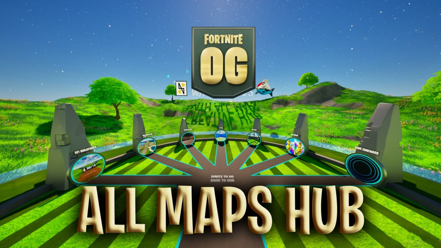 OG Creative Hub with All Maps [ fridge ] – Fortnite Creative Map Code