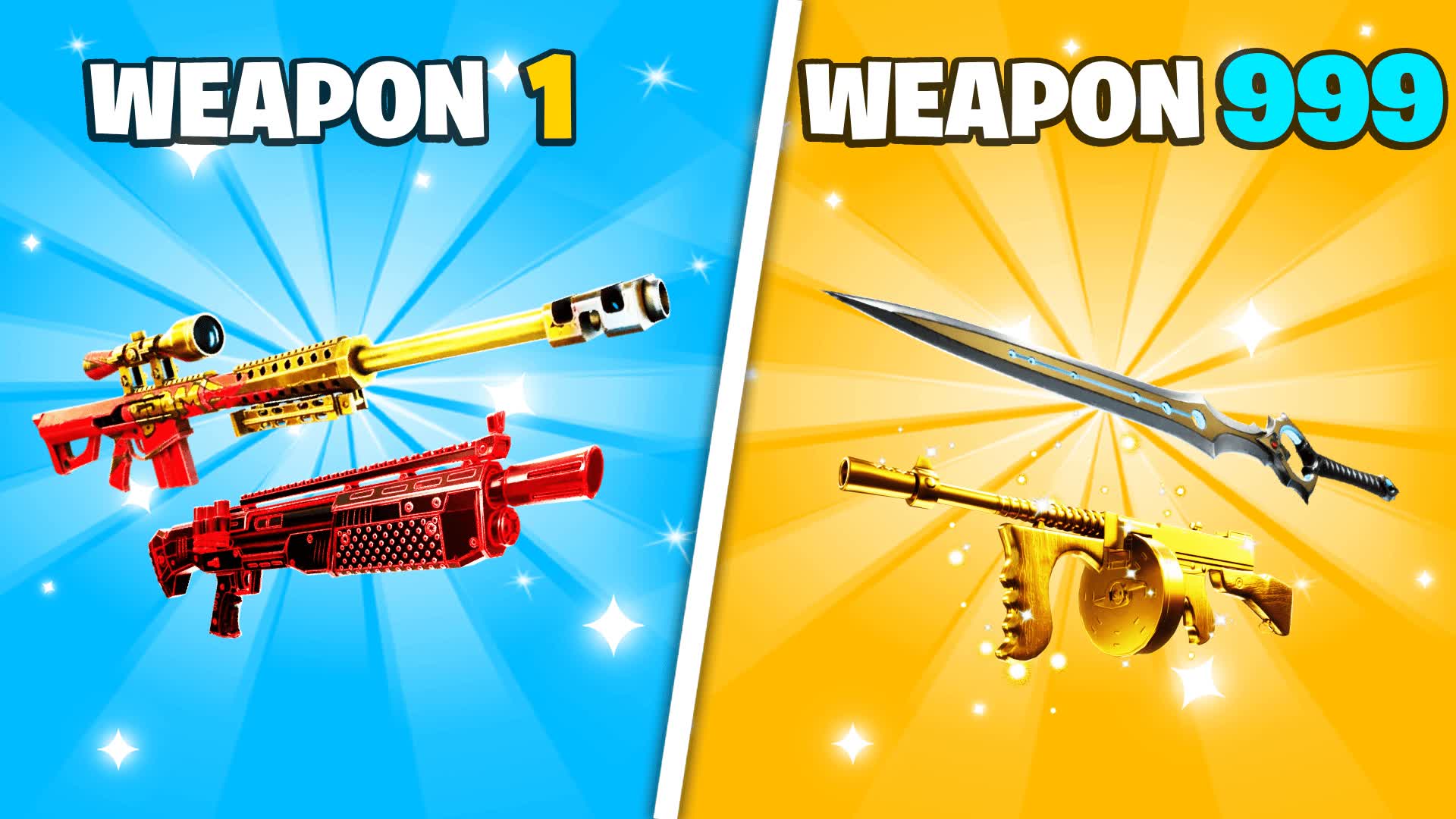 ⭐MYTHICS & EXOTICS🌴 GUN GAME [ mapjus ] – Fortnite Creative Map Code