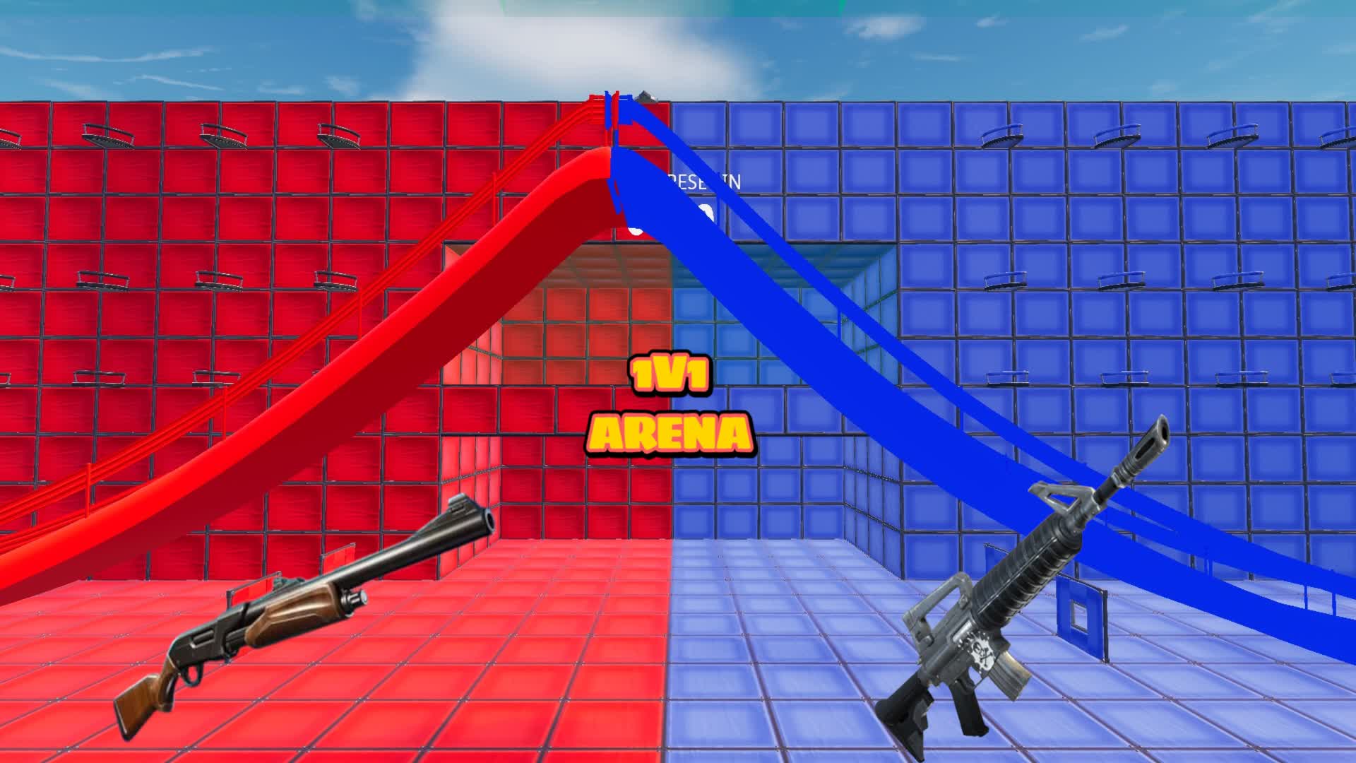 RED VS BLUE SEASON 1 VS CHAPTER 4 [ cifs ] – Fortnite Creative Map Code