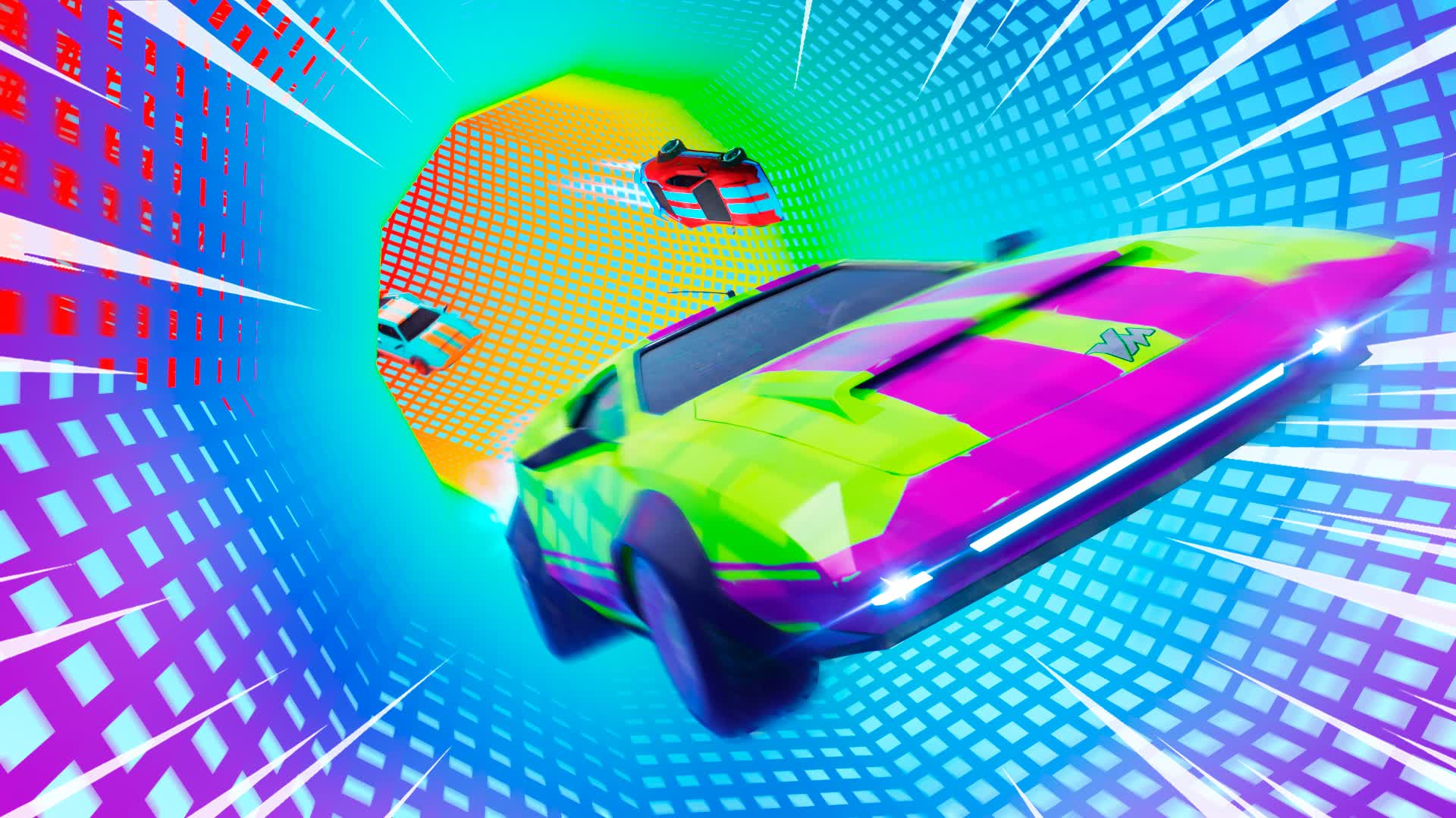 RAINBOW ULTIMATE RACE RAMP [ ceva ] – Fortnite Creative Map Code