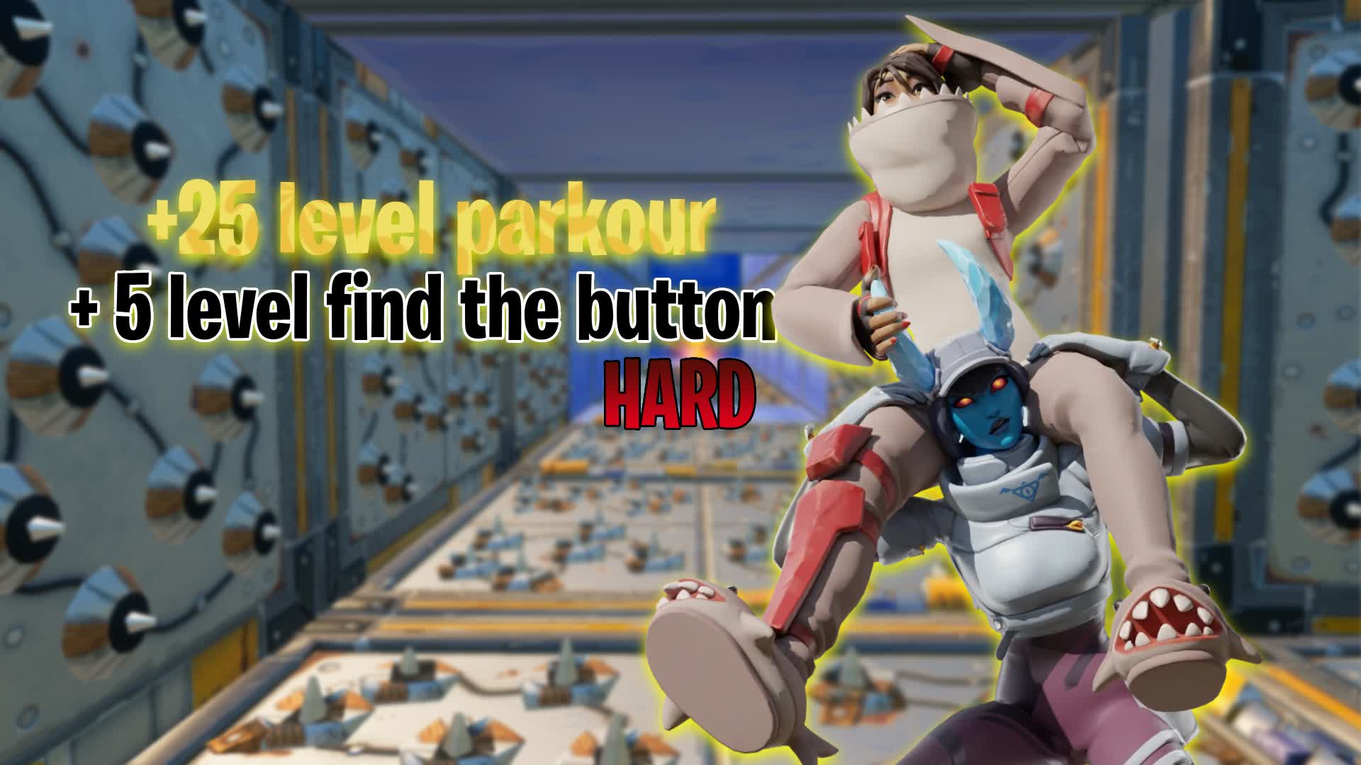 PARKOUR + FIND THE BUTTON [ kkr ] – Fortnite Creative Map Code