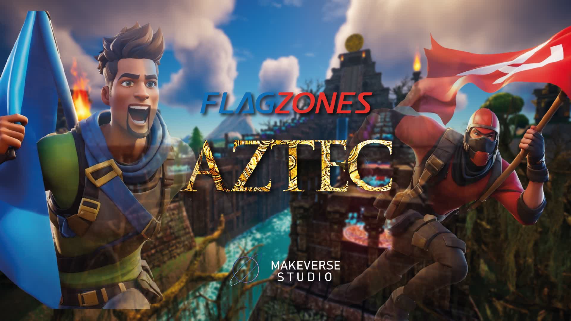 🔴 FlagZones 🔵 AZTEC🔅 [ makeverse ] – Fortnite Creative Map Code